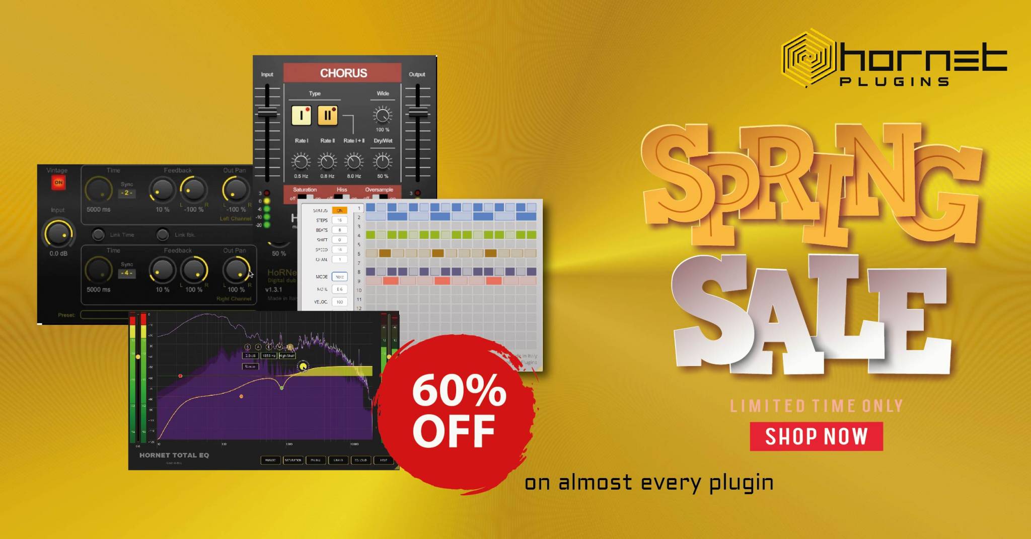 HoRNet makes some of the best cheap VST audio plugins, AU and AAX