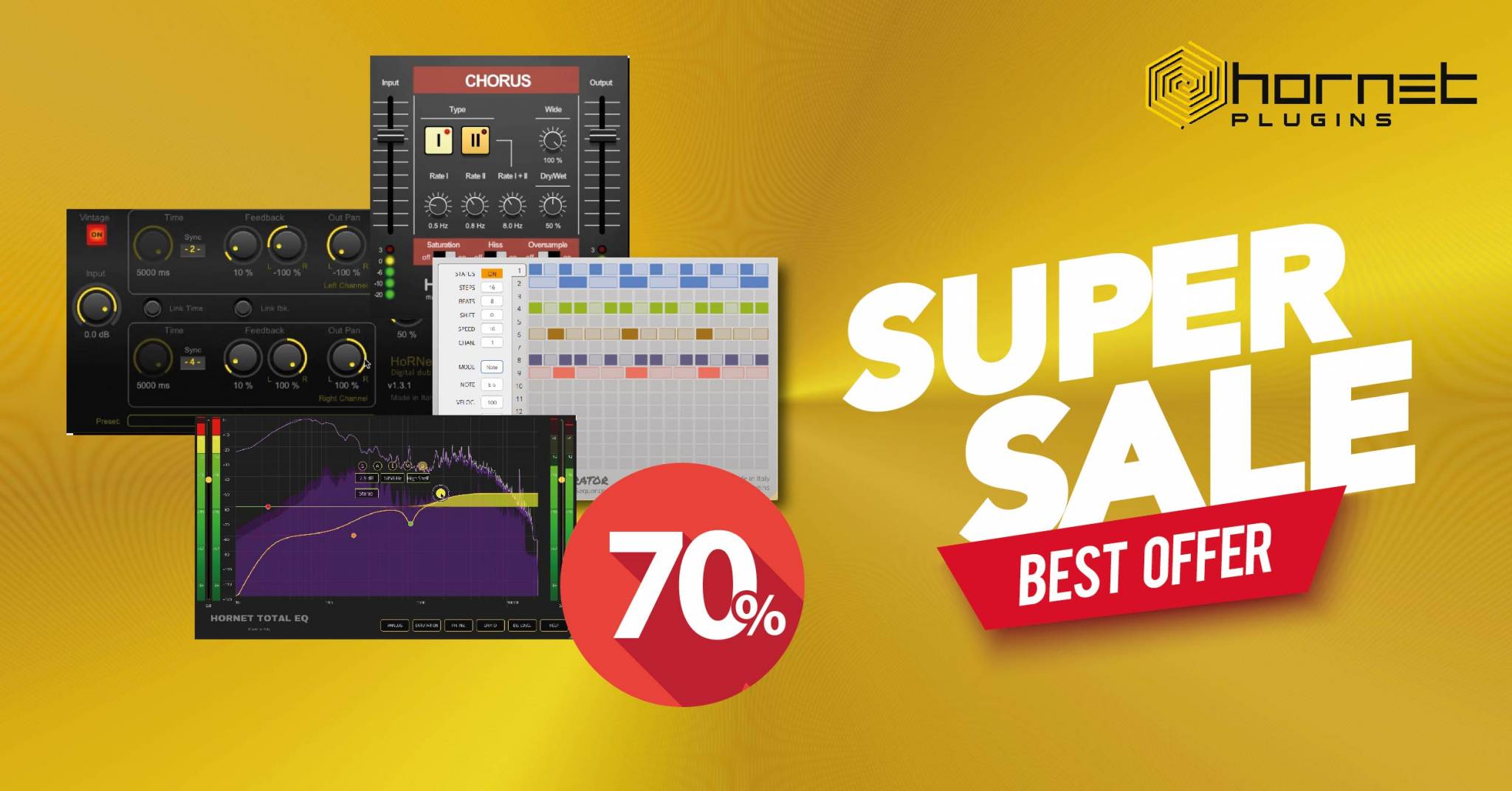 Super Sale: 70% off every plugin, 30% off bundles - HoRNet Plugins