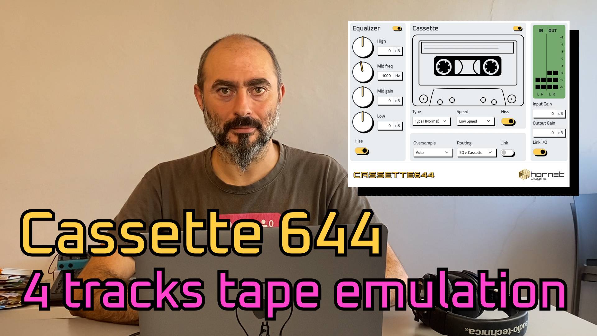 Vintage 4-Track Cassette Recording with HoRNet Cassette644 - HoRNet Plugins