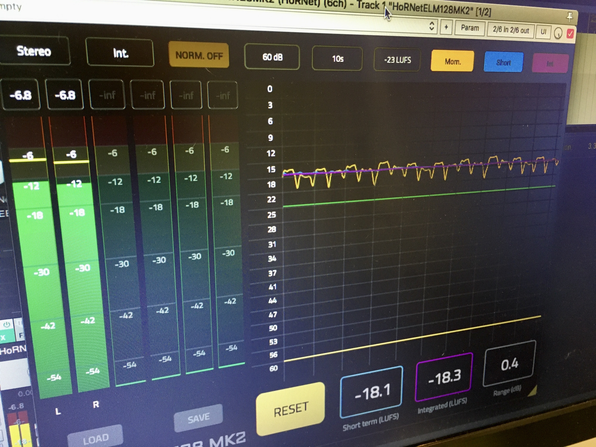 HoRNet ELM128 MK2 -Loudness and LUFS meter - HoRNet Plugins
